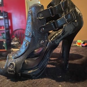 Bumper | Shoes | High Black Shoes By Bumper | Poshmark